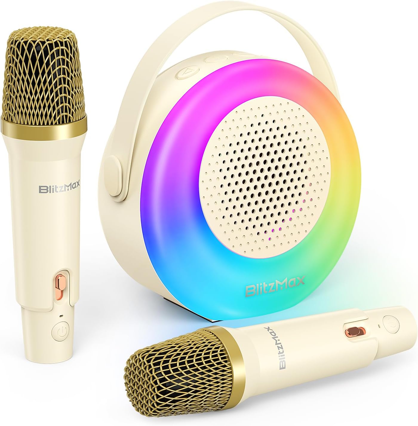 Karaoke Machine, Mini Portable bluetooth Speaker - BlitzMax